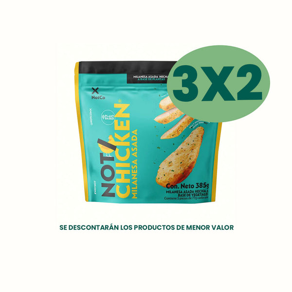 Not Chicken Milanesa Asada NotCo 385 g – Vegan Label