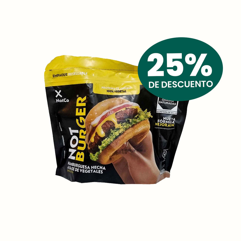 Hamburguesa Not Burger NotCo 400 g (4 piezas) – Vegan Label